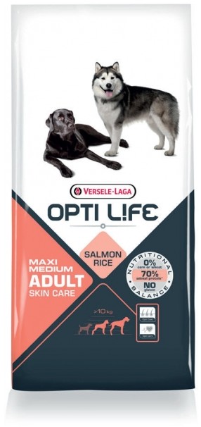Opti Life Skin Care Medium/Maxi Cane con Salmone e Riso